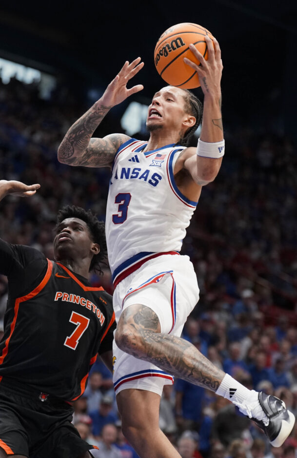 Photo Gallery: Kansas pulls together to beat Princeton, 76-57 - KU Sports